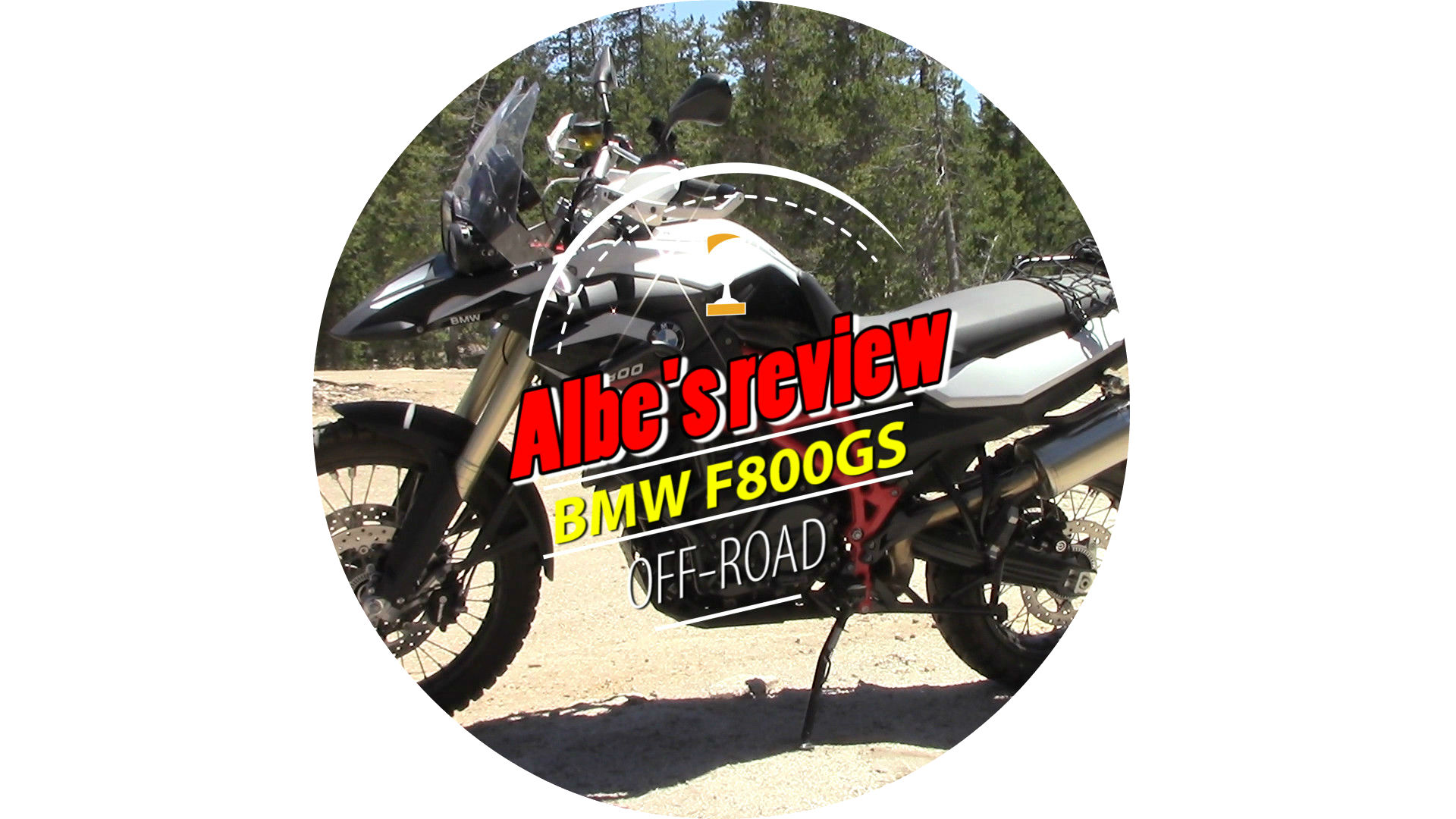BMW F800GS off road review circle - Albe's ADV